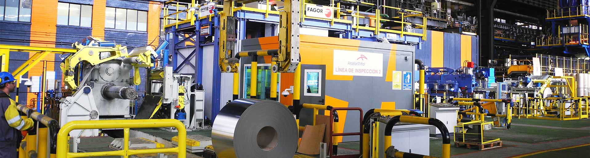 Línea de inspección de hojalata para ArcelorMittal Avilés - Fagor Arrasate